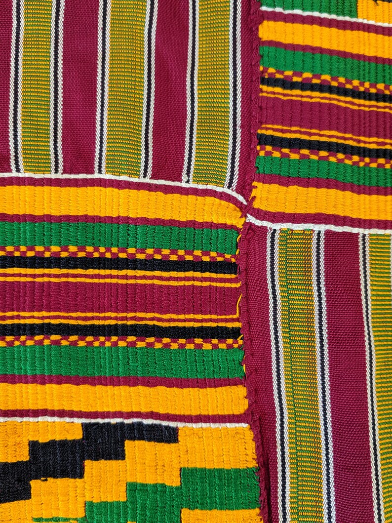 Large Ashanti Ghana African Kente Cloth 140 X 82 Inches - Etsy