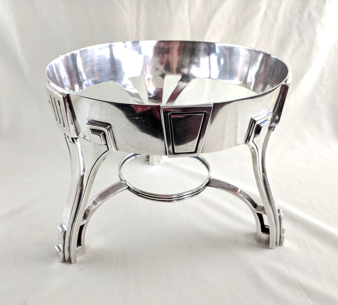 Vienna Secessionist Style 800 Silver Chafing Stand 9 Inch - Etsy