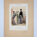 Charles Vernier Hand Colored Stone Lithograph, From 'les Grisettes ...