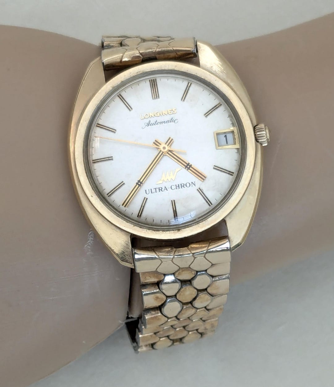 Vintage Longines Ultra-chron Automatic Watch: 10k Gold Filled, Stelux ...