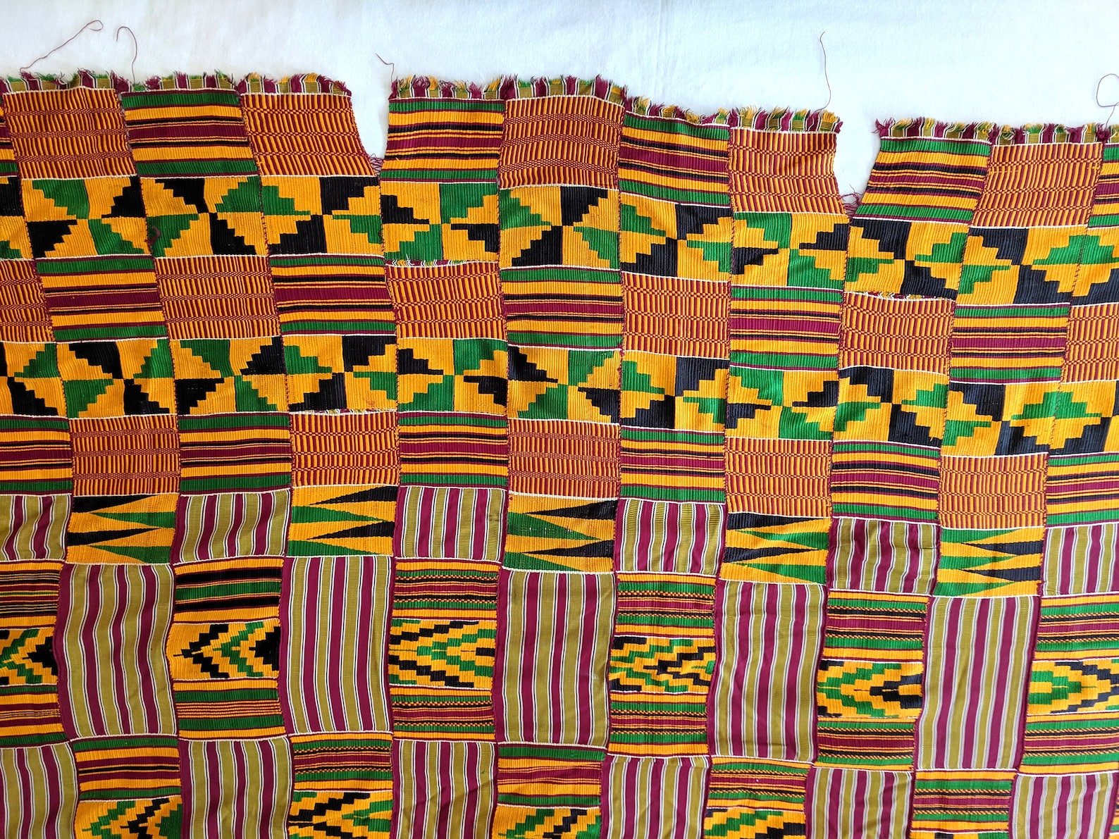Large Ashanti Ghana African Kente Cloth 140 X 82 Inches - Etsy
