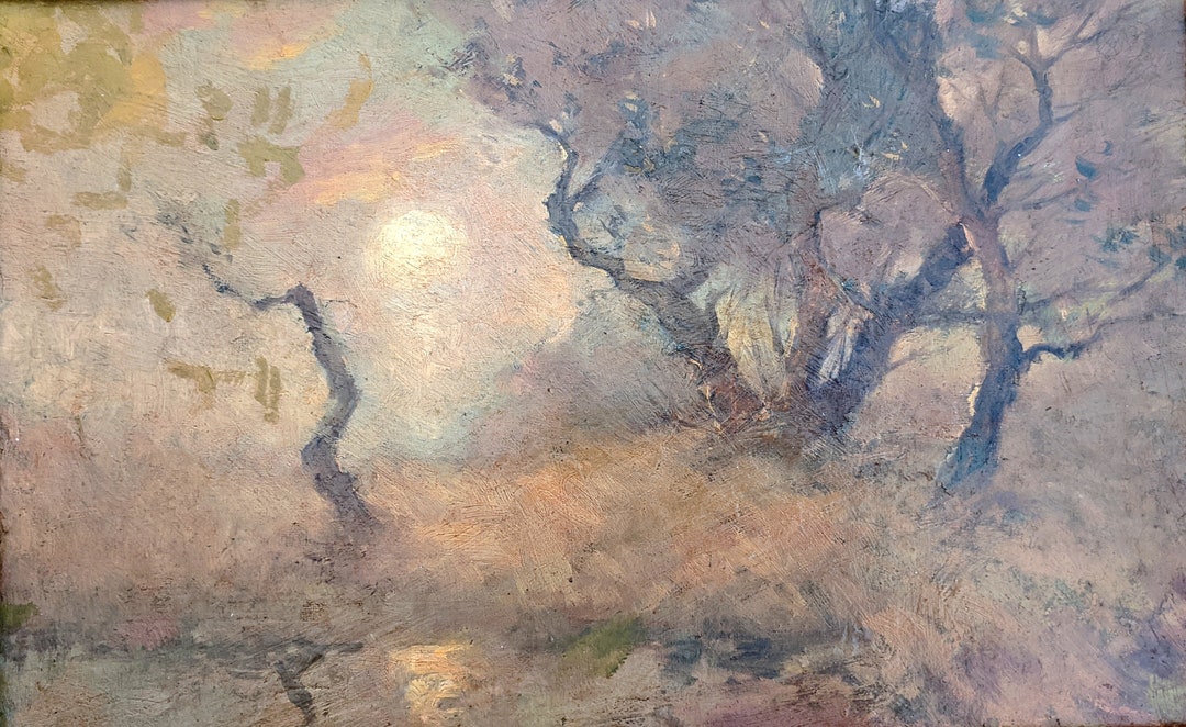 Carl Henry Von Ahrens Impressionist Landscape Oil Painting - Etsy