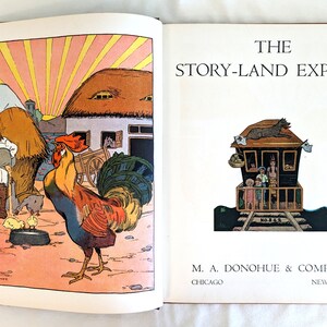 The Story-land Express Children's Story Book, Pub. 1934 by M.A. Donohue ...