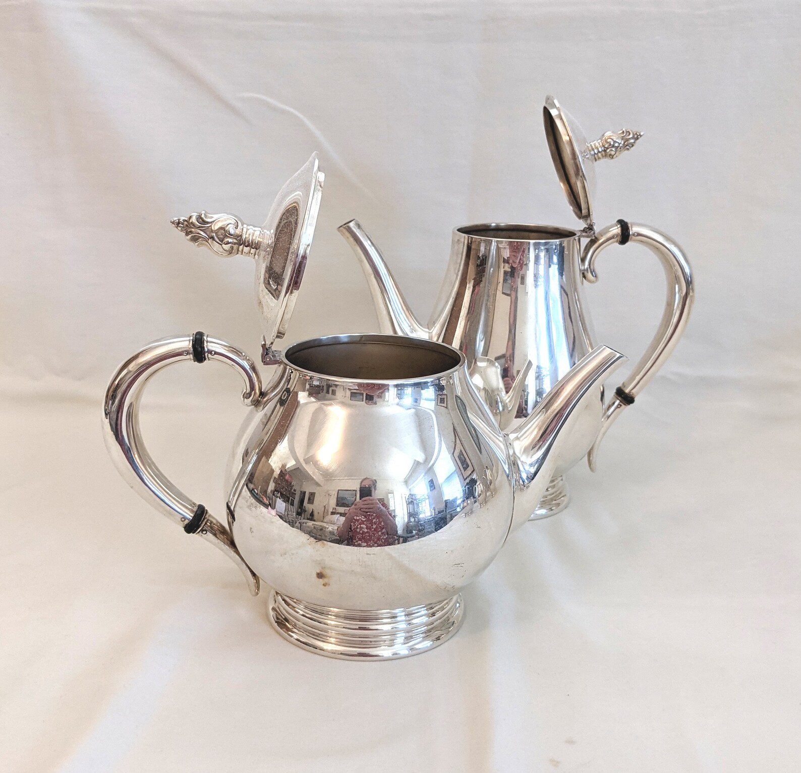 International Silver "royal Danish" Sterling 5 Piece Tea & Coffee Set ...