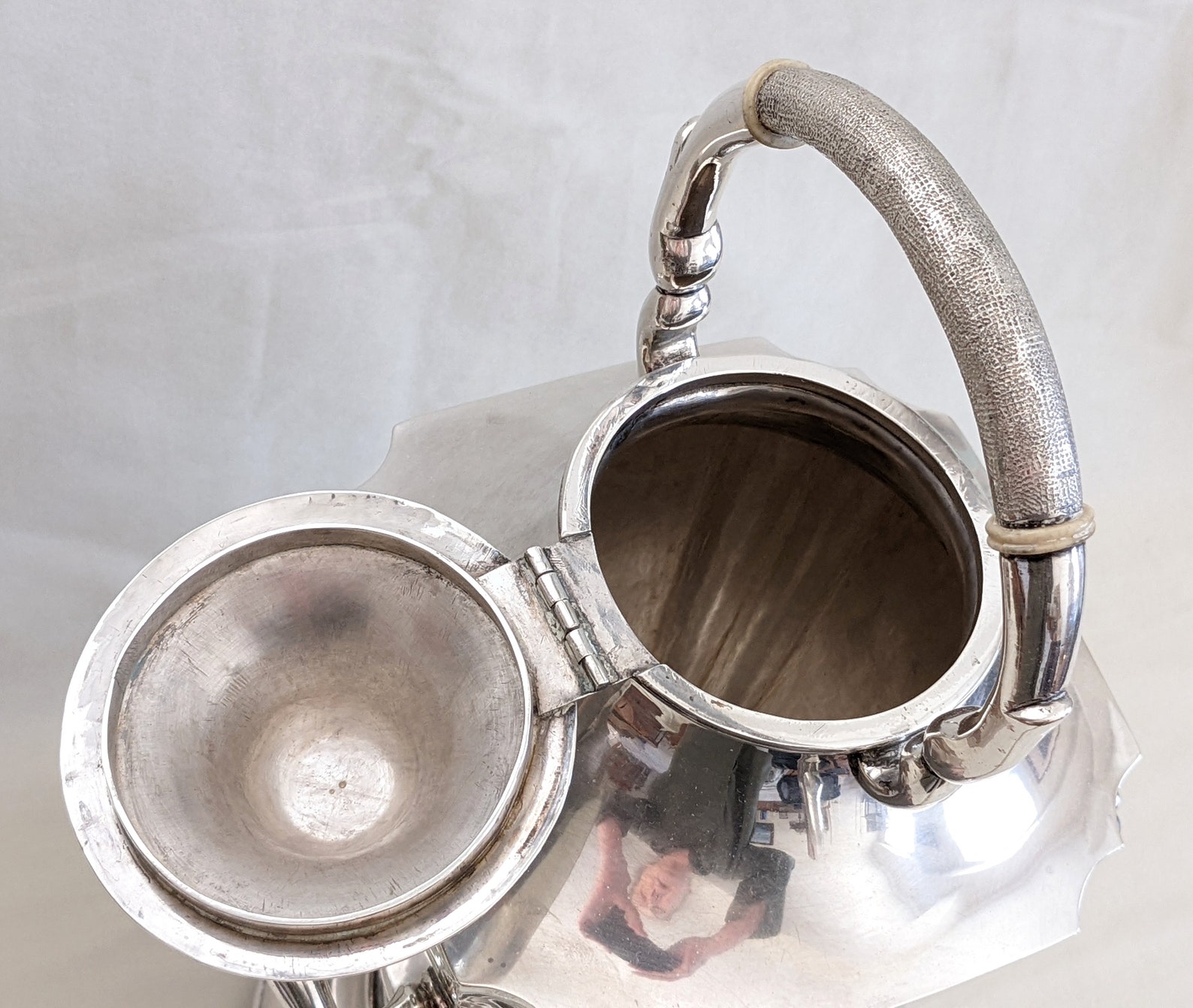 Mexican Sterling Tilting Teapot Sterling Stand and Burner - Etsy