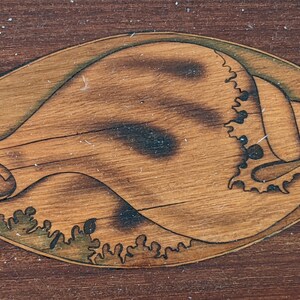 Antique British Tantalus With Wood Veneers and Shell Motif | Etsy