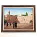 Ray Batchelor Painting of Israeli Western wailing Wall, 11 1/2 X 15 1/2 ...