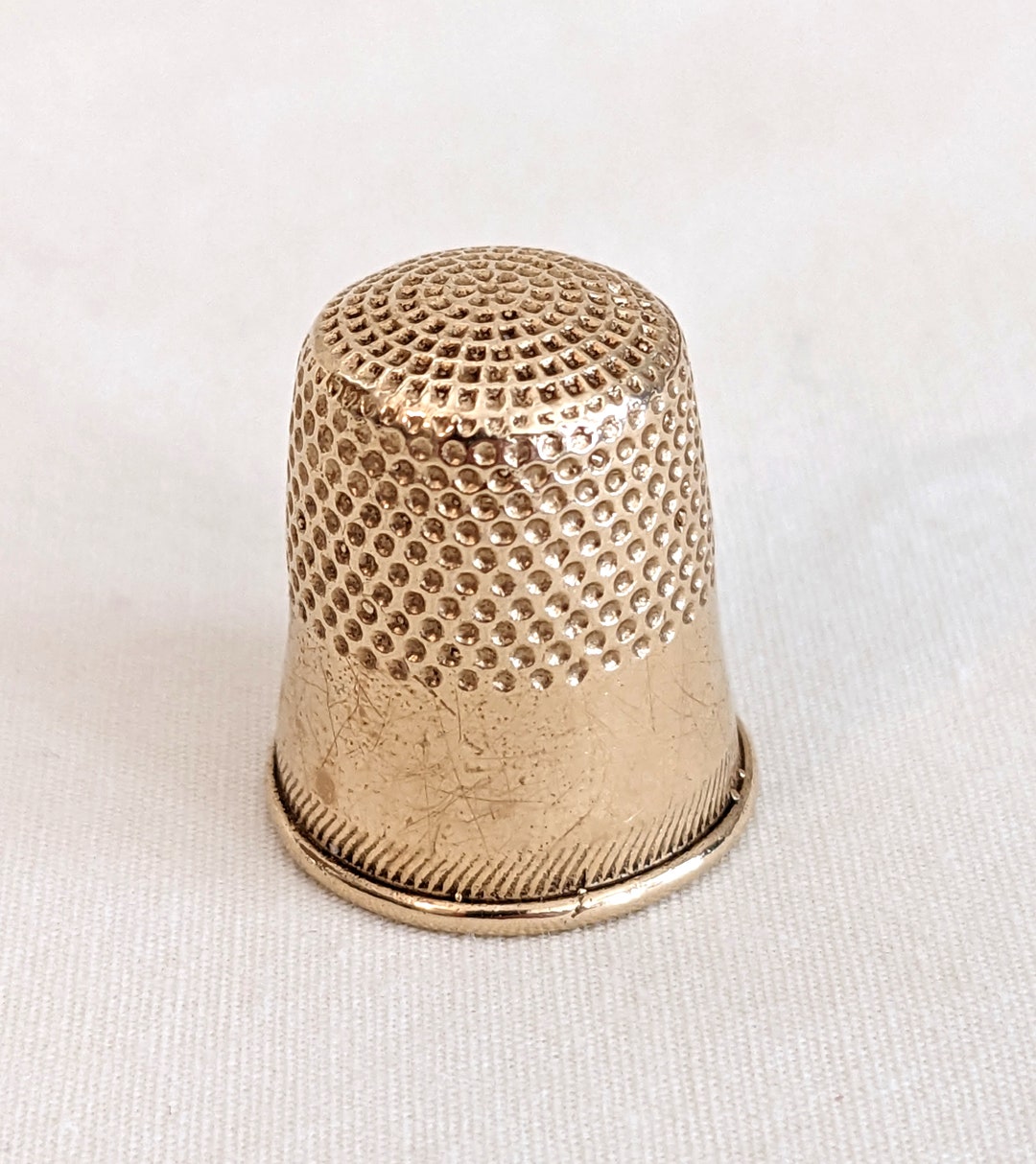 14k Gold Thimble, 8.7 Grams, No Hallmarks - Etsy
