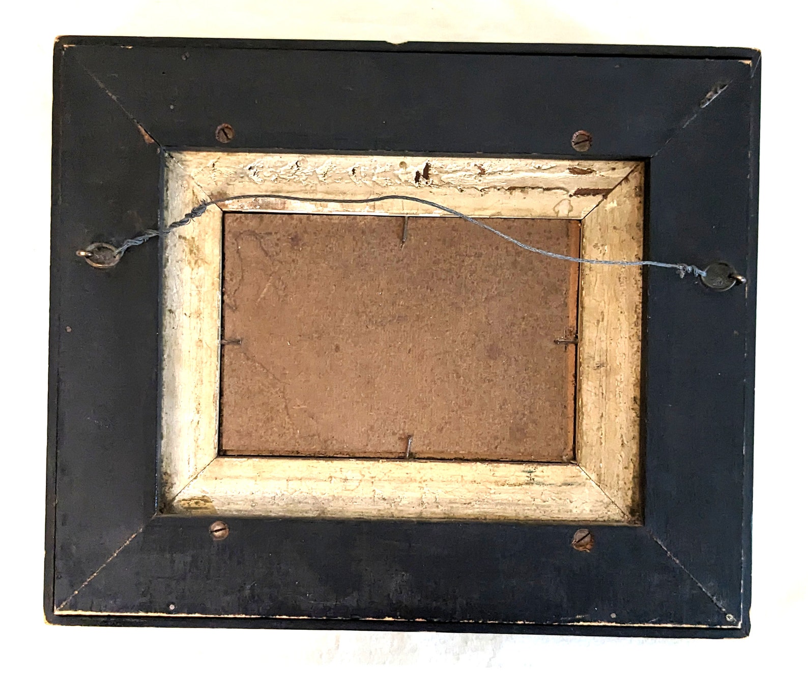 Antique Shadow Box Picture Frame Hand Colored Photo of Woman - Etsy