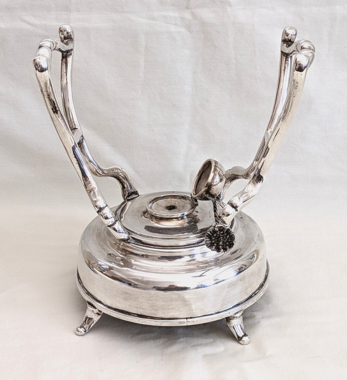 Mexican Sterling Tilting Teapot Sterling Stand and Burner - Etsy
