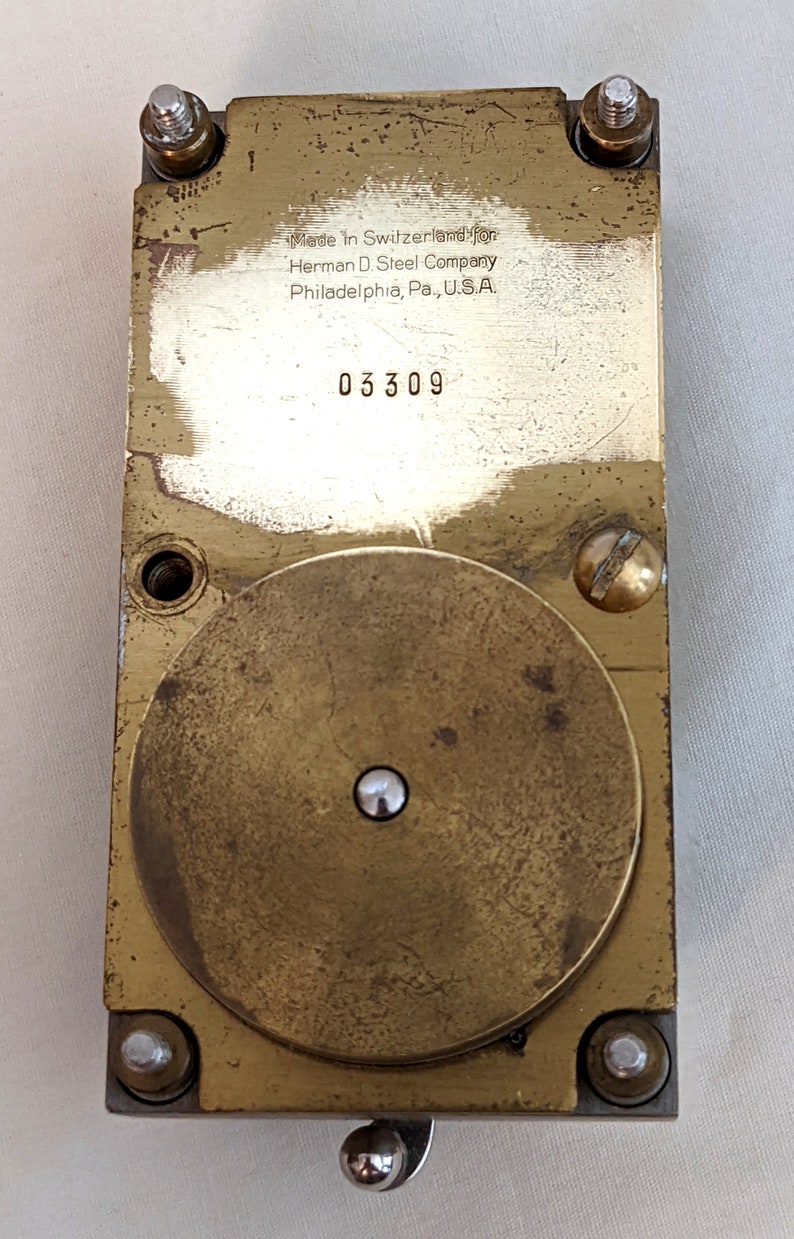 Swiss Made Mosler Bank Vault Time Lock Steel and Brass - Etsy