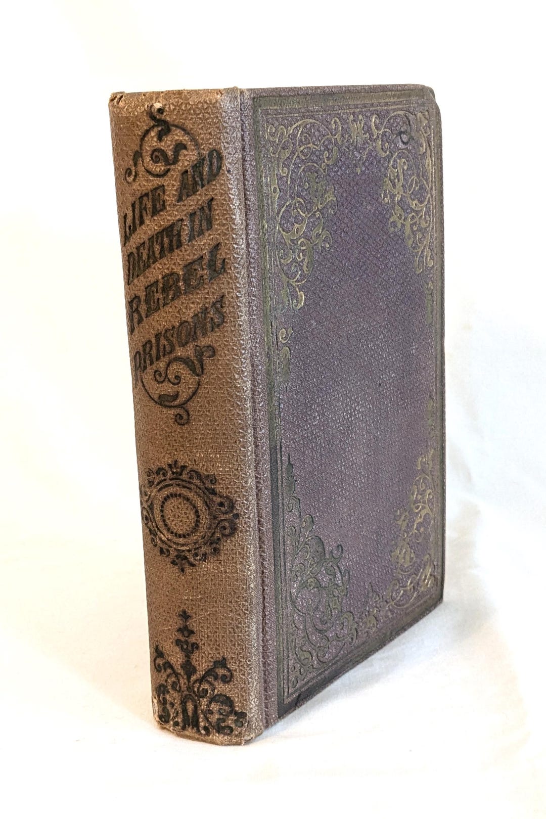 Life and Death in Rebel Prisons, 1865 Hardcover Book - Etsy