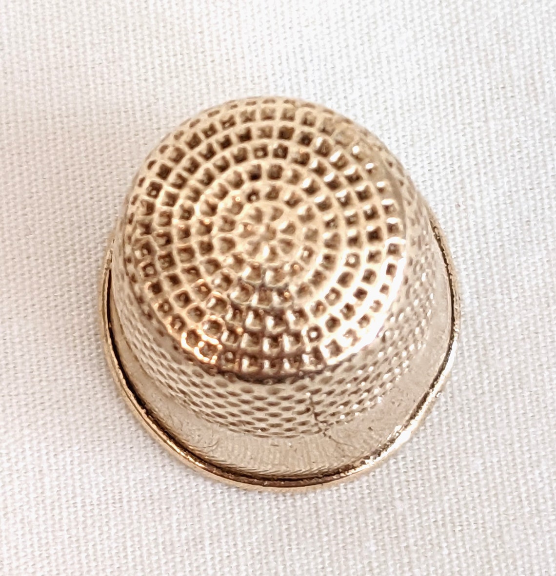 14k Gold Thimble, No Hallmarks - Etsy