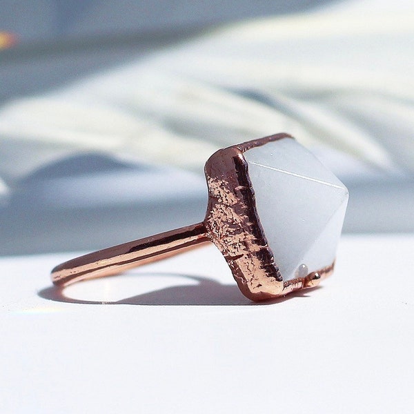 Silver Pyramid Ring - Etsy