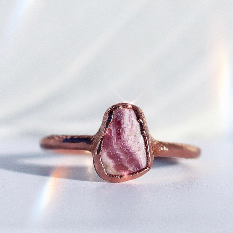 Rhodocrosite Ring 7 1/2 - Etsy