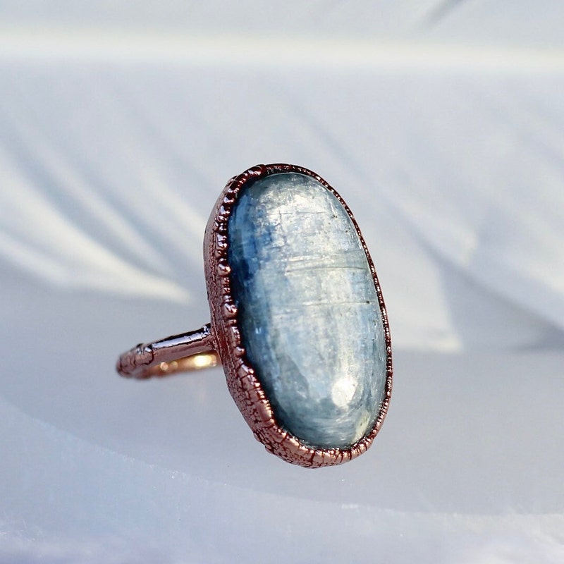 Blue Gemstone Ring - Etsy