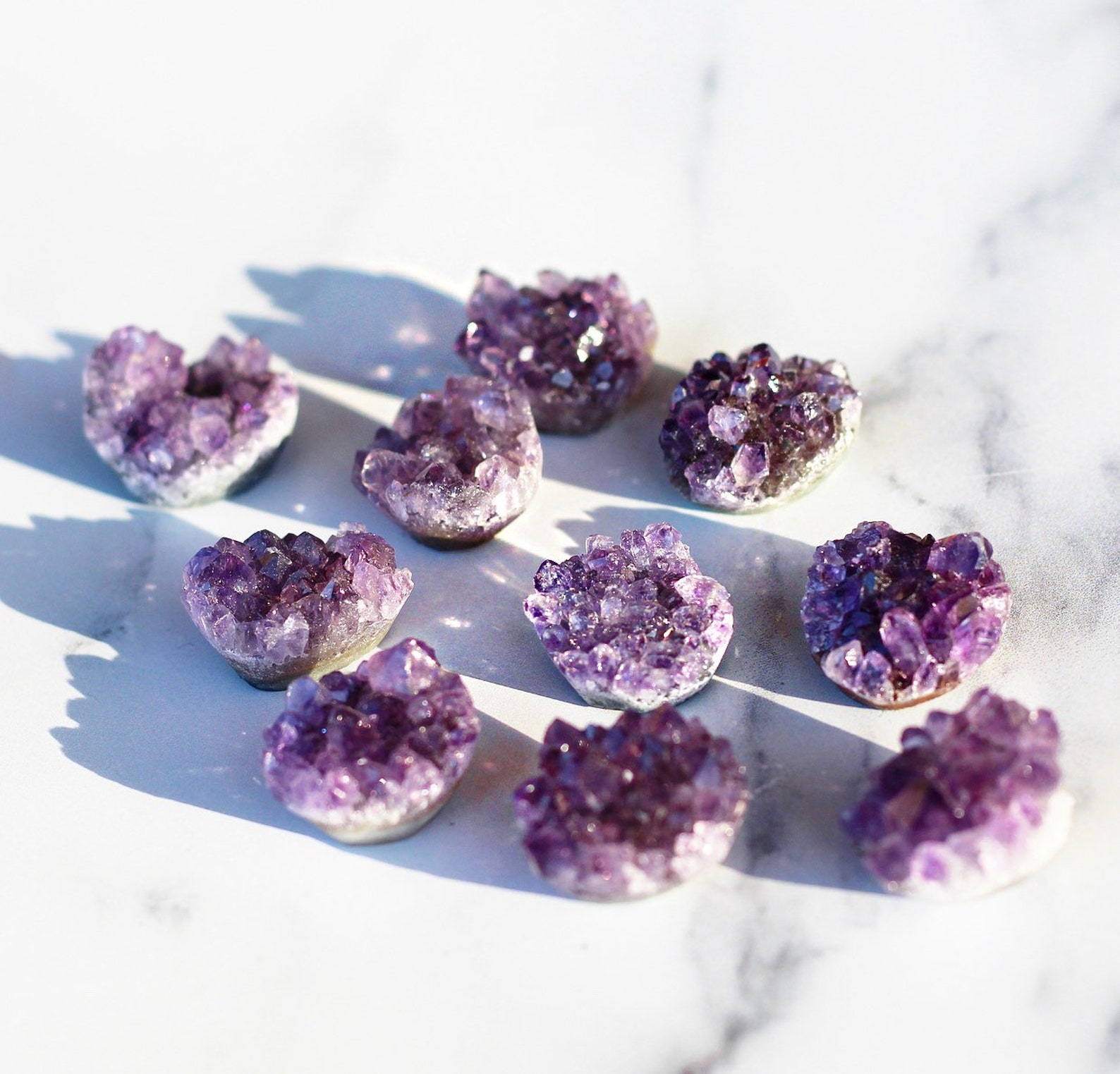 Amethyst Geode Ring Raw Geode Ring Chunky Amethyst Ring - Etsy