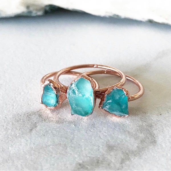 Apatite Ring - Etsy