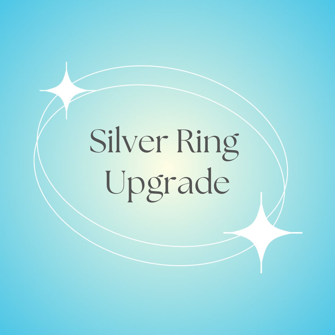 Silver Ring Upgrade- Add This to Your Cart to Make Any Copper Ring Turn ...