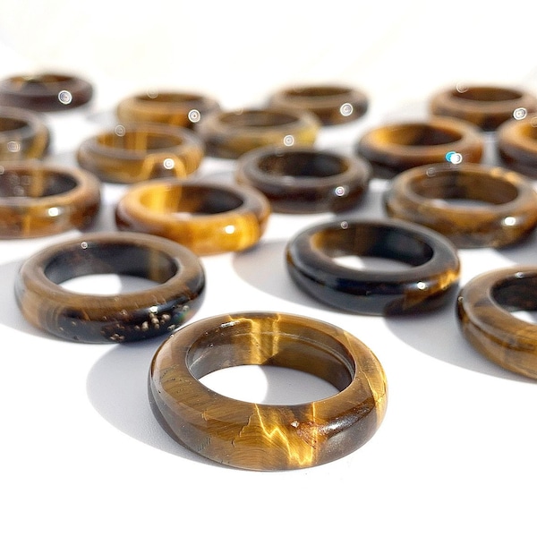 Tiger Eye Ring - Etsy