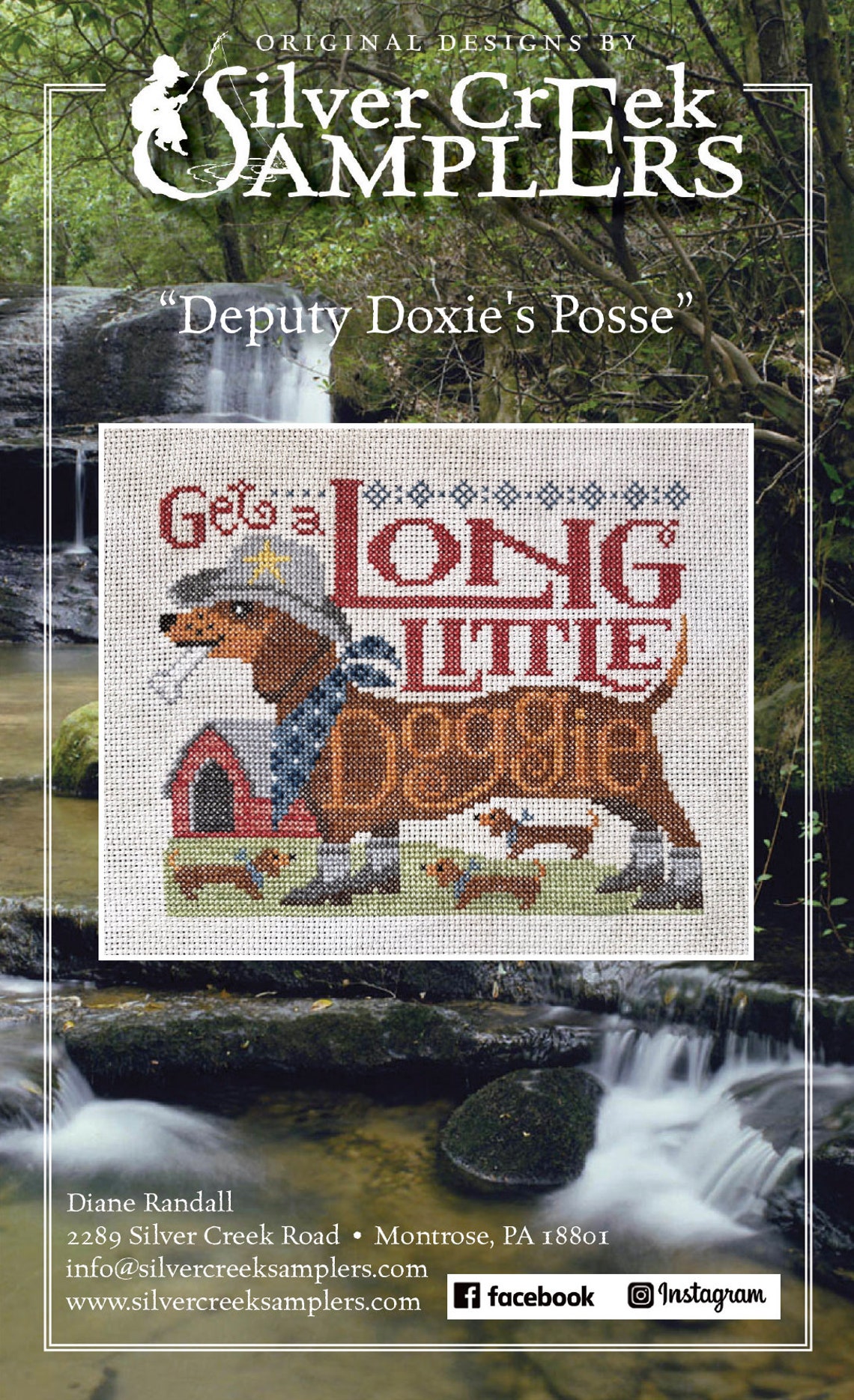 Deputy Doxie's Posse by Diane Randall of Silver Creek Samplers (2023 ...