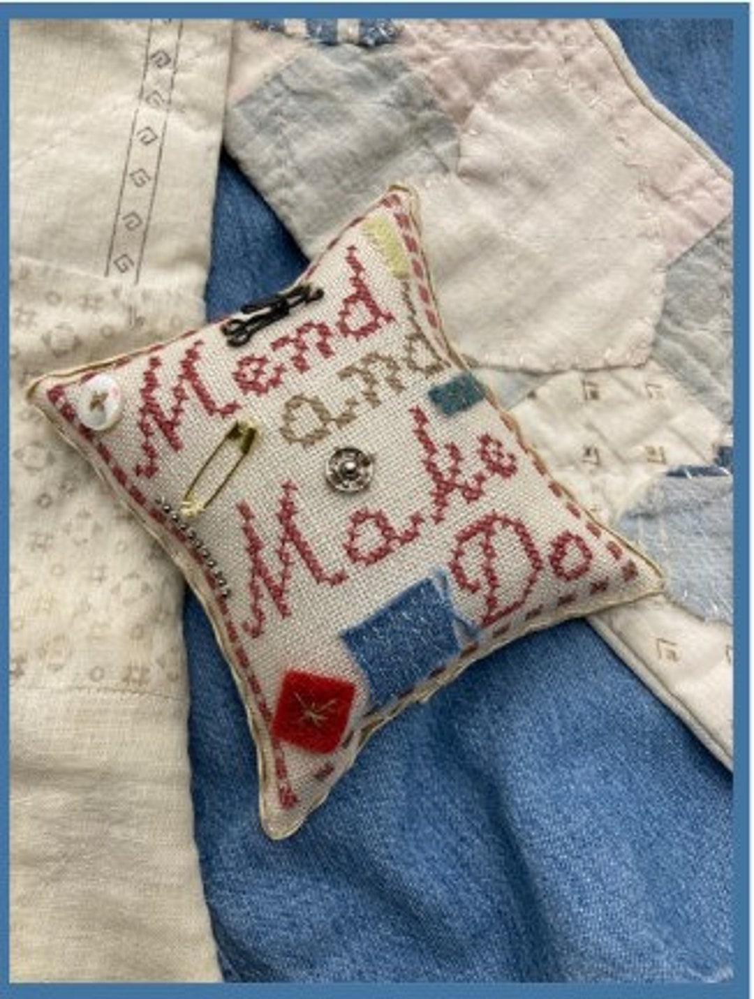 Mend and Make Do by Sharon Verbos of the Purple Thread (2023) - Cross ...