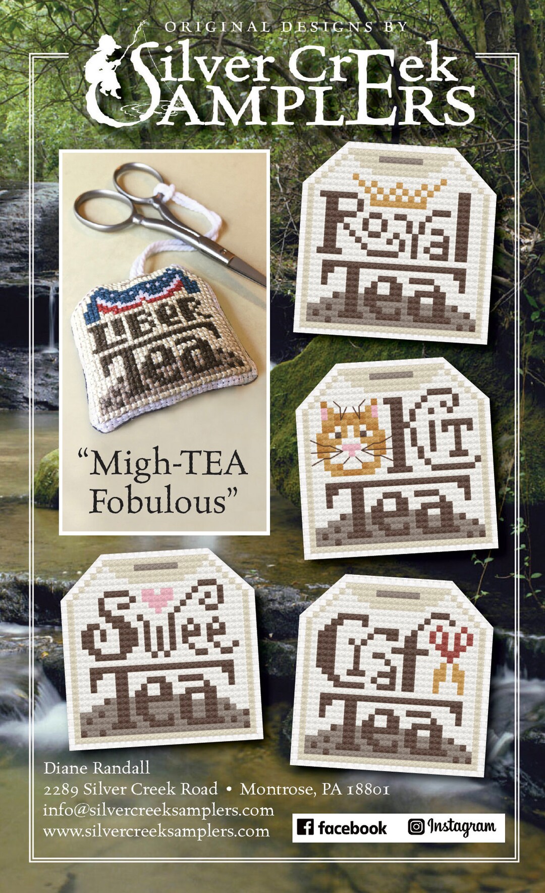 Migh-tea Fobulous by Diane Randall of Silver Creek Samplers (2023 ...