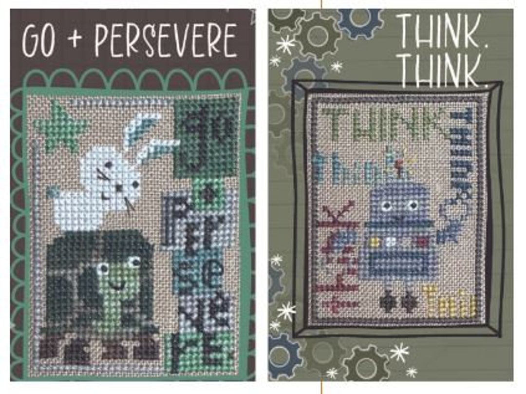Flairs: Think and Persevere 2024 by Bent Creed Paper Chart - Etsy