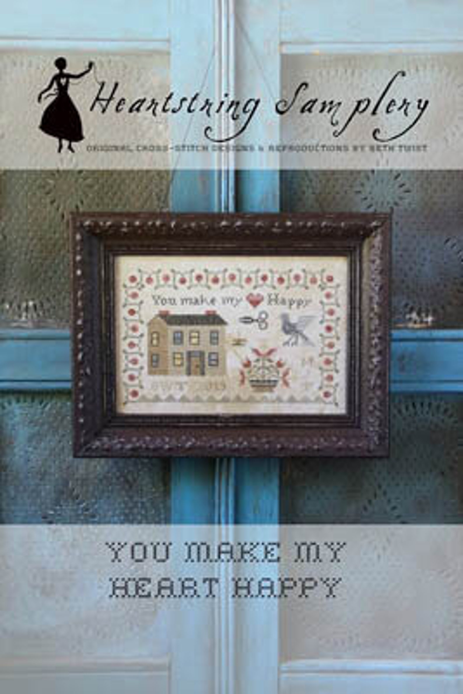 You Make My Heart Happy by Beth Twist of Heartstring Samplery - Etsy