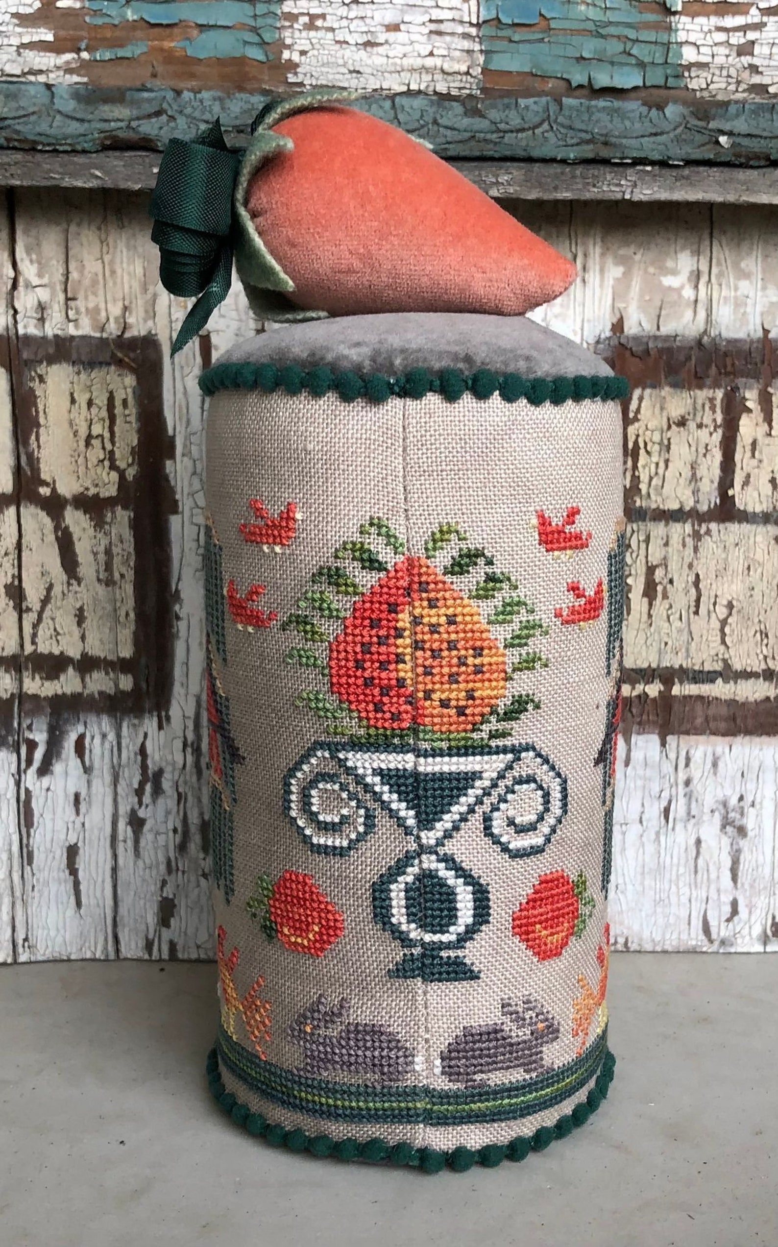 Spring Pin Drum by Kathy Barrick of Kathy Barrick Needlework Designs ...