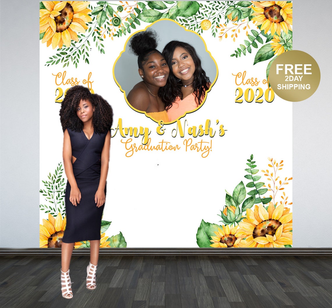 Graduation Photo Backdrop Personalized Photo Backdrop - Etsy