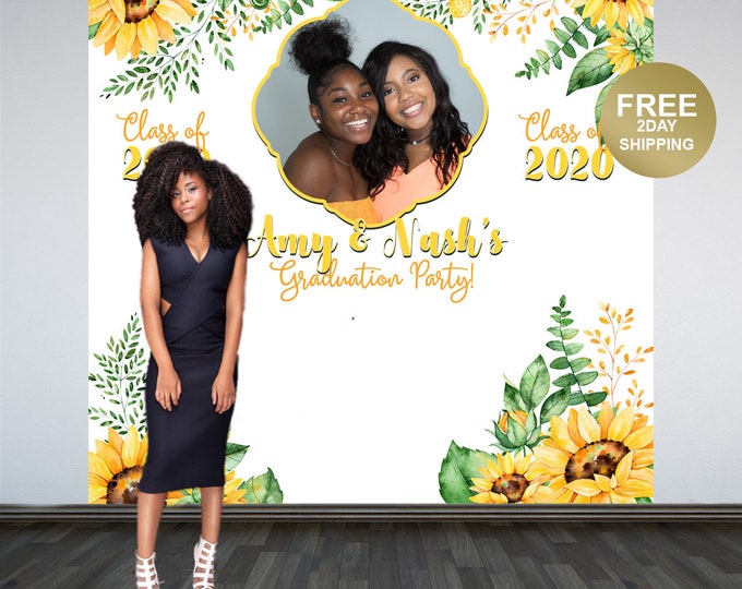 Graduation Photo Backdrop Personalized Photo Backdrop Class of 2023 ...