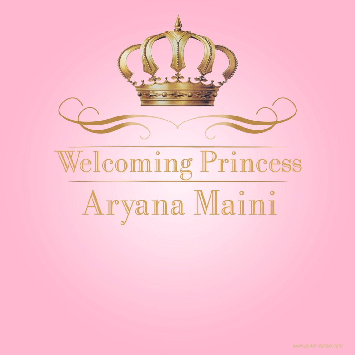 Royal Princess Birthday Party Personalized Photo Backdrop - Etsy