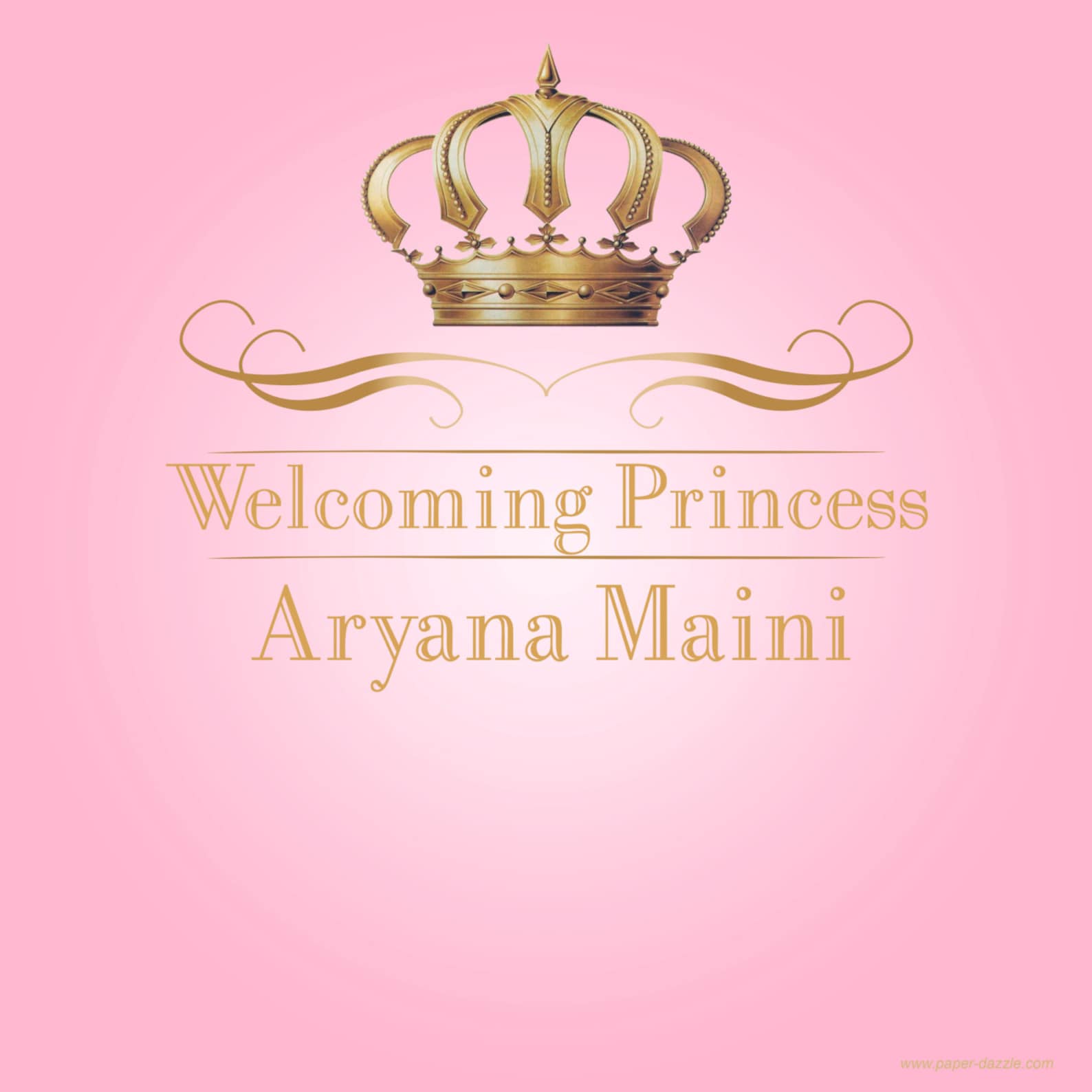 Royal Princess Birthday Party Personalized Photo Backdrop - Etsy