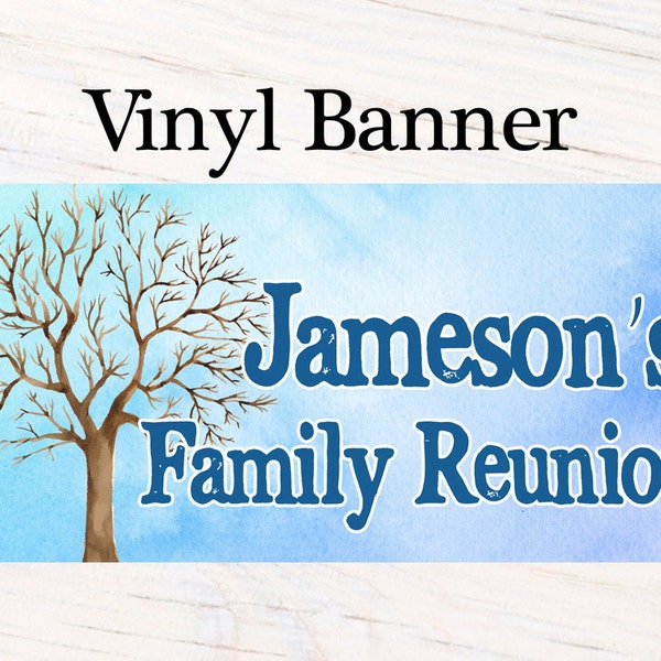 Reunion Banner - Etsy