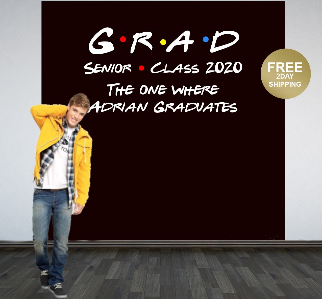 Graduation Photo Backdrop Personalized Photo Backdrop | Etsy