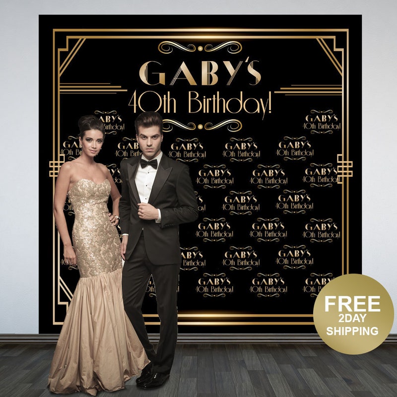 Great Gatsby Backdrop - Etsy