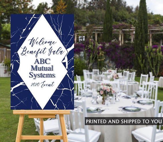 Event Gala Welcome Sign Corporate Event Sign Birthday - Etsy