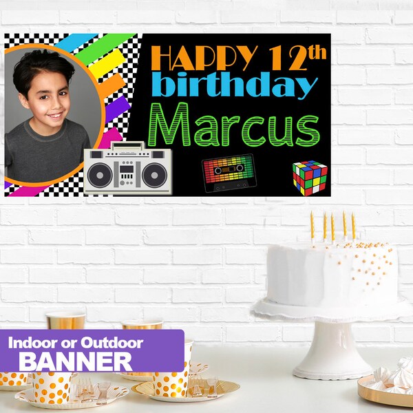 80s Party Banner - Etsy