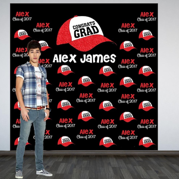 Graduation Step and Repeat Backdrop - Etsy