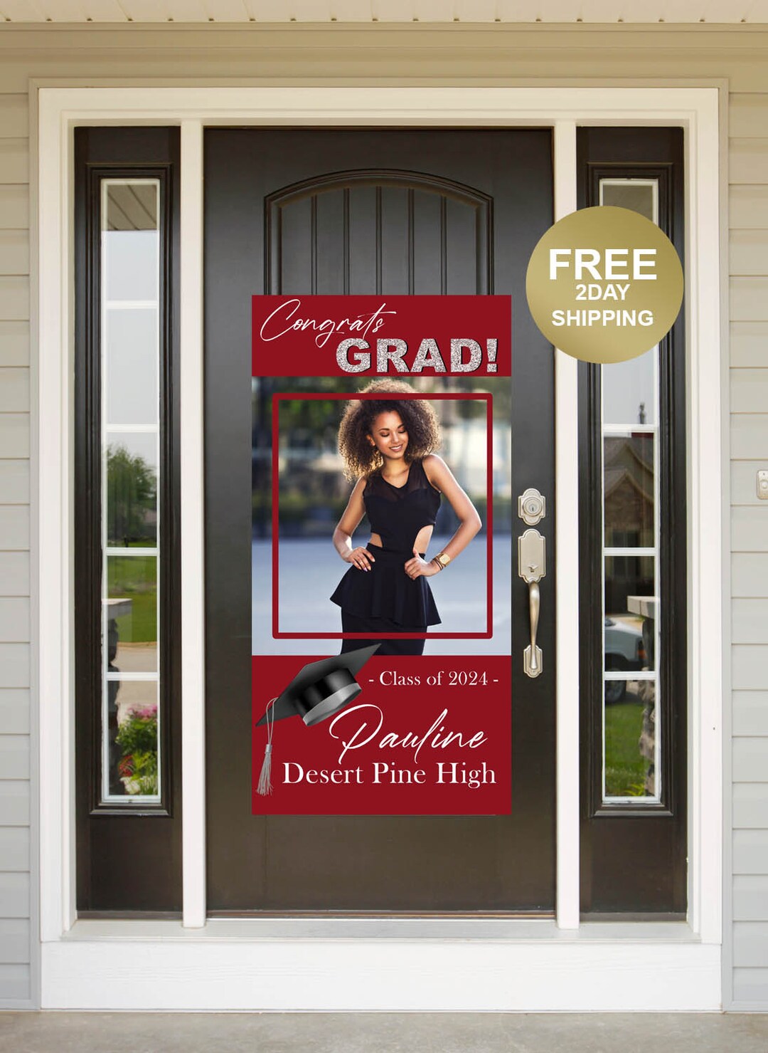 Grad 2025 Lawn Sign KatchOn, Large 2025 Grad Door Banner - 72x12 Inch ...
