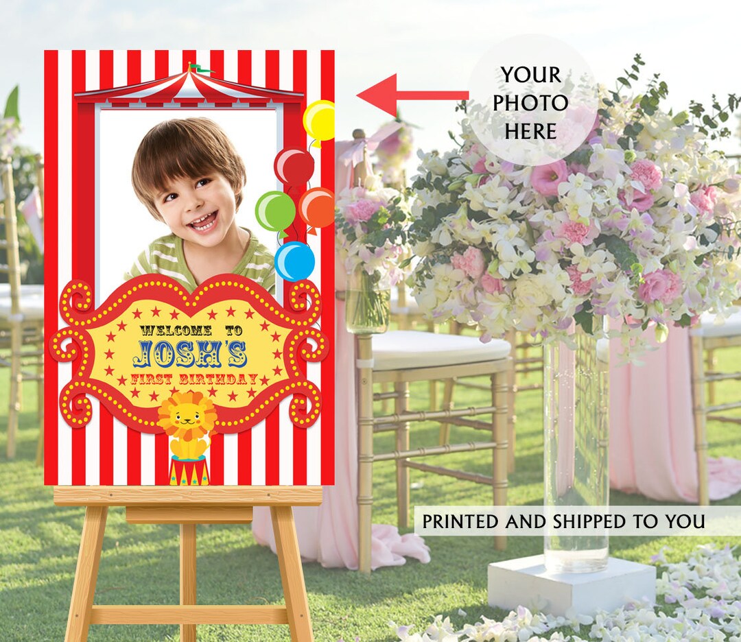 Carnival Welcome Sign, Welcome to the Party Sign, Birthday Welcome Sign ...