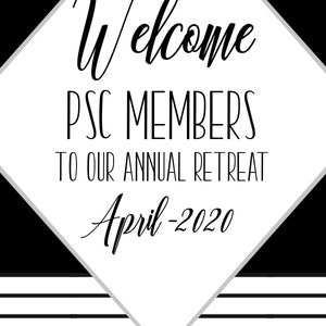 Annual Retreat Welcome Sign, Corporate Event Sign, Birthday Welcome ...