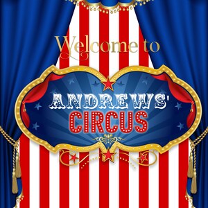 Circus Welcome Sign - Welcome to the Party Sign, Carnival Party Welcome ...
