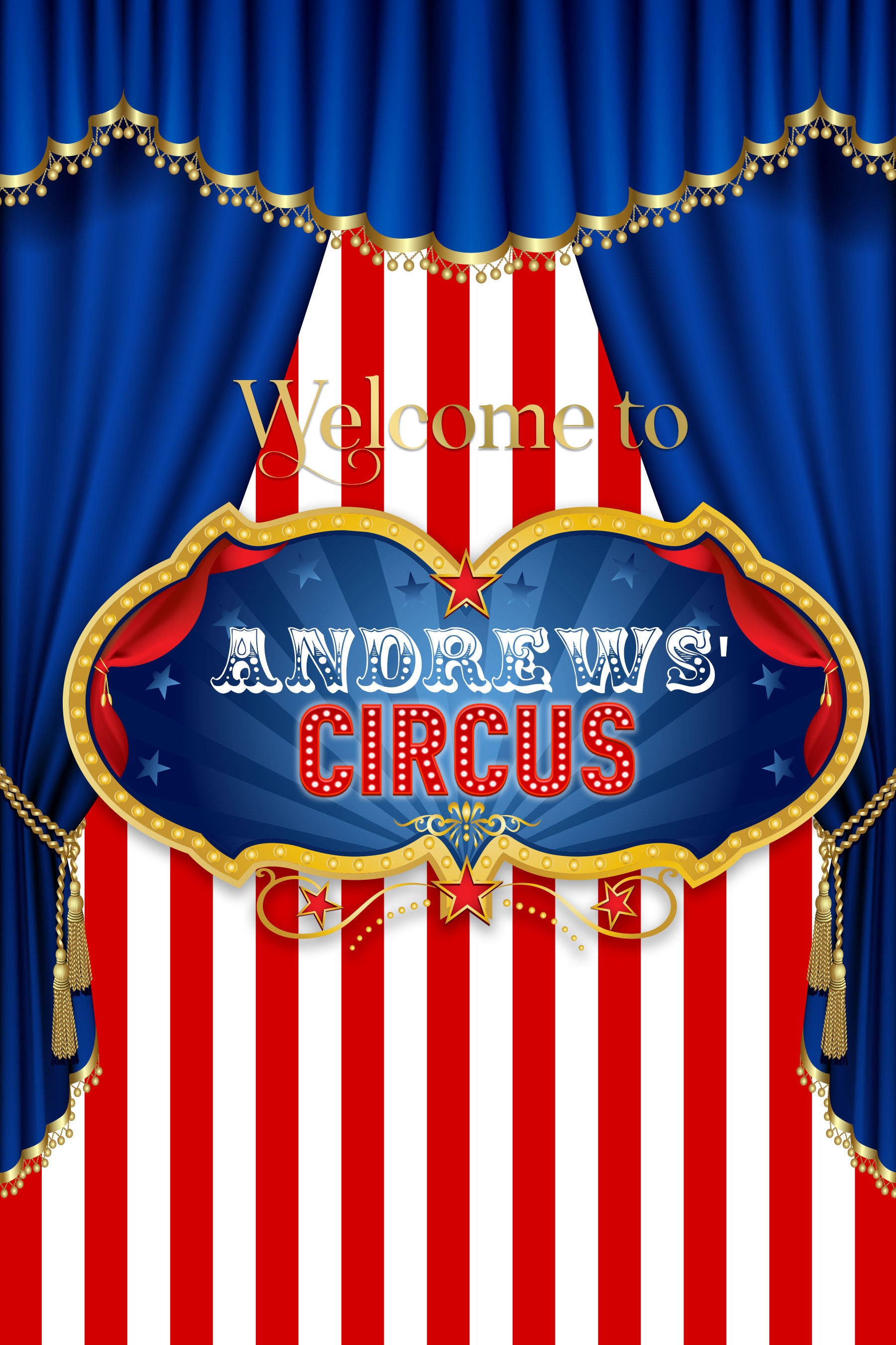 Circus Welcome Sign Welcome to the Party Sign Carnival | Etsy