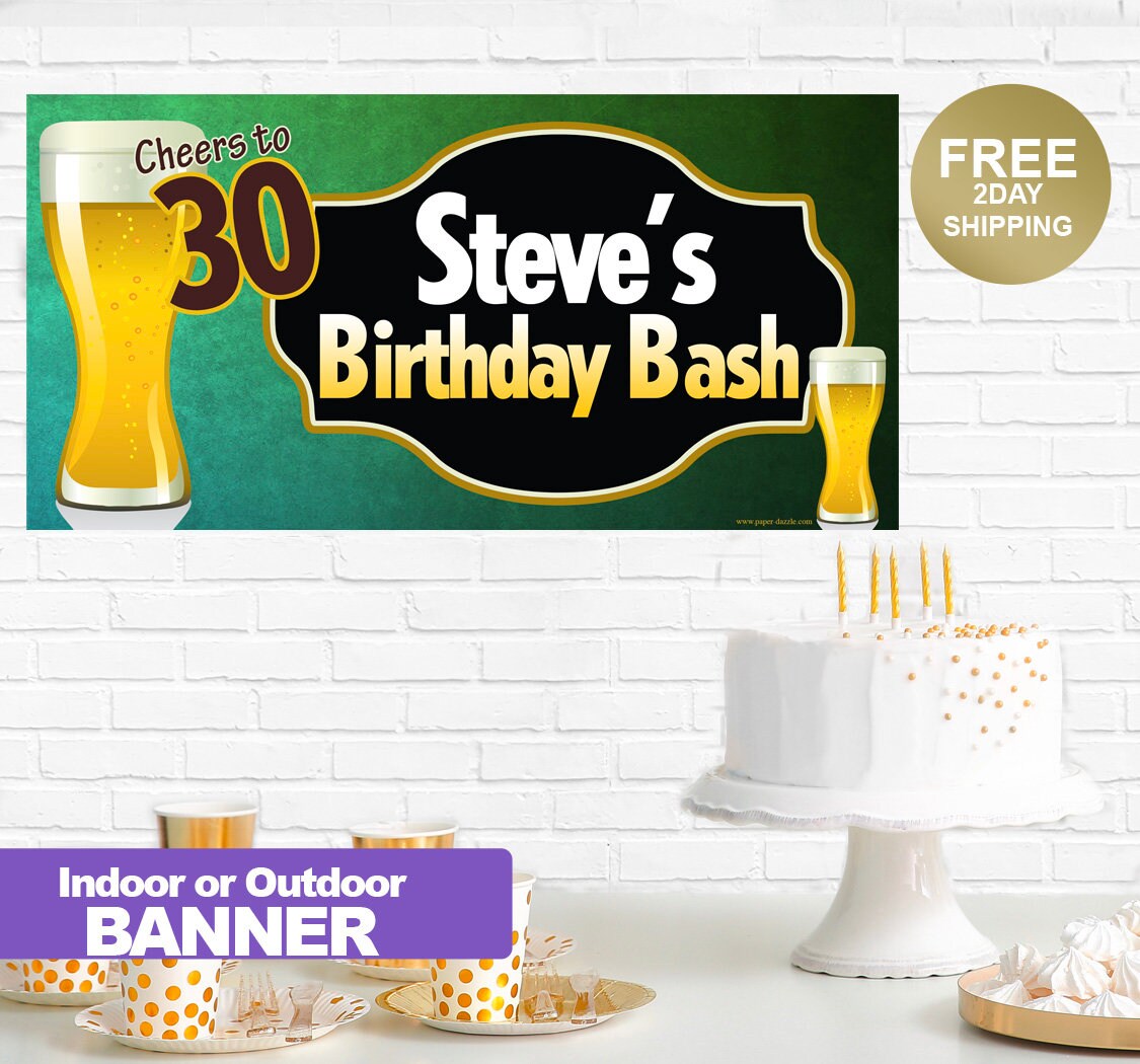 30th Birthday Banner
