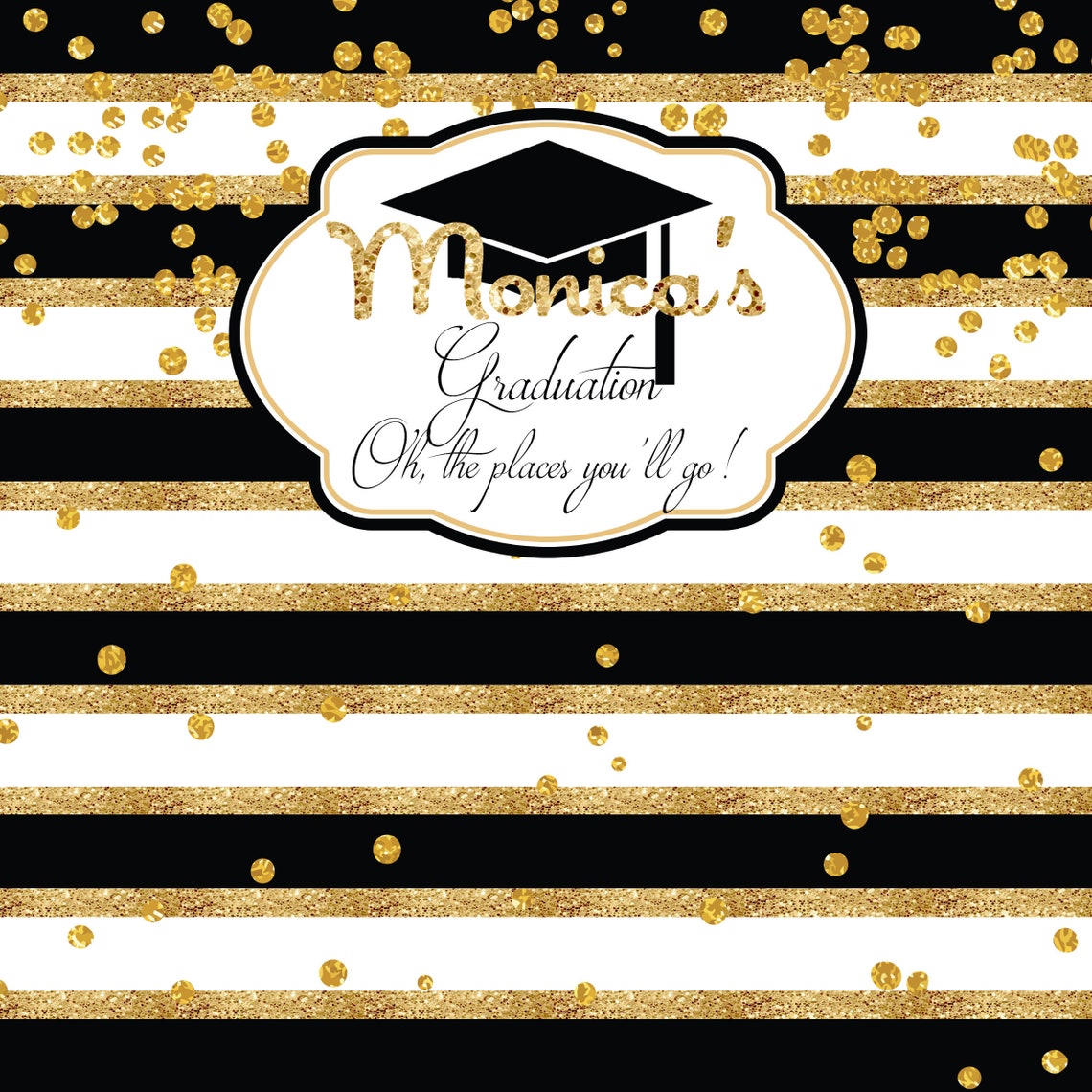 Graduation Photo Backdrop Personalized Photo Backdrop - Etsy