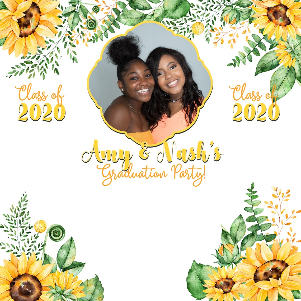 Graduation Photo Backdrop Personalized Photo Backdrop - Etsy