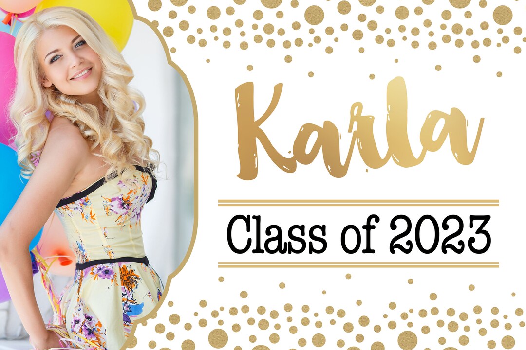 Graduation Sparkle Photo Personalized Backdrop Congrats Grad - Etsy
