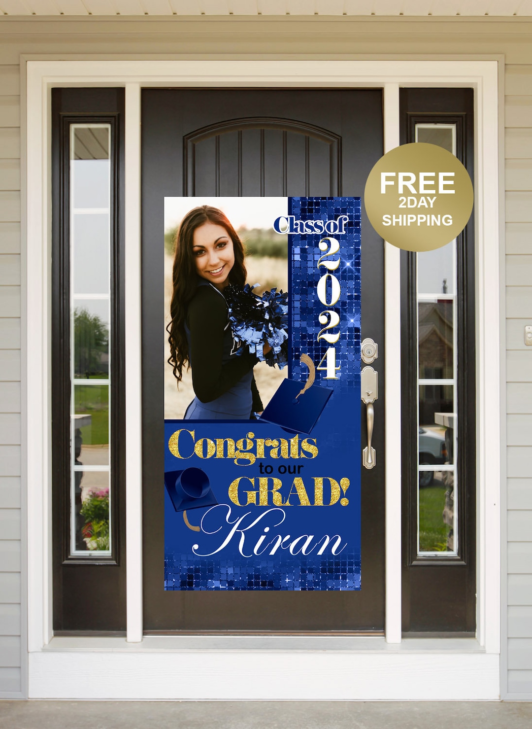 Grad Door Banner | Honk for Our Grad Banner | Graduation Door Banner ...